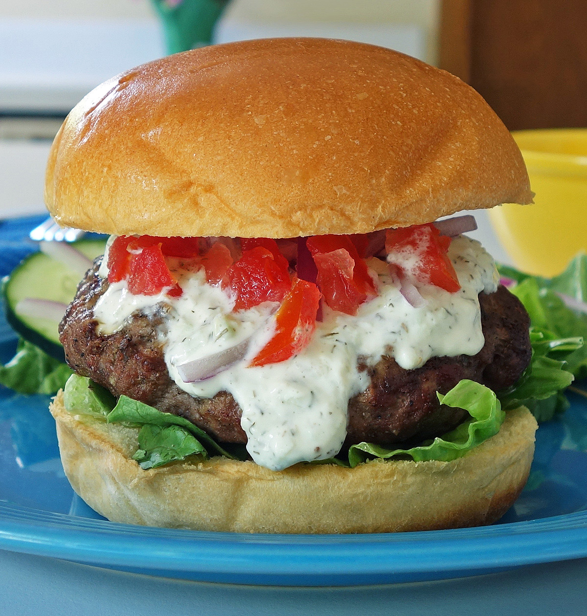 Gyro Burger - Amazing and Easy Greek Burger Recipe
