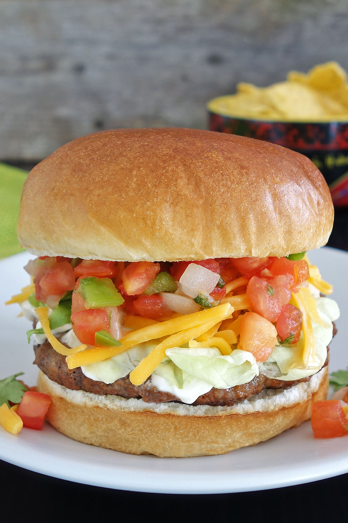 Taco Burger Recipe - Taco Lover's New Favorite Burger!